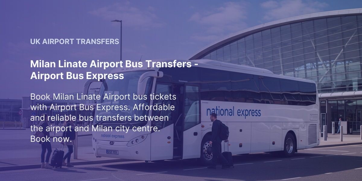 Milan Linate Airport Bus Transfers - Airport Bus Express | Airport Bus ...